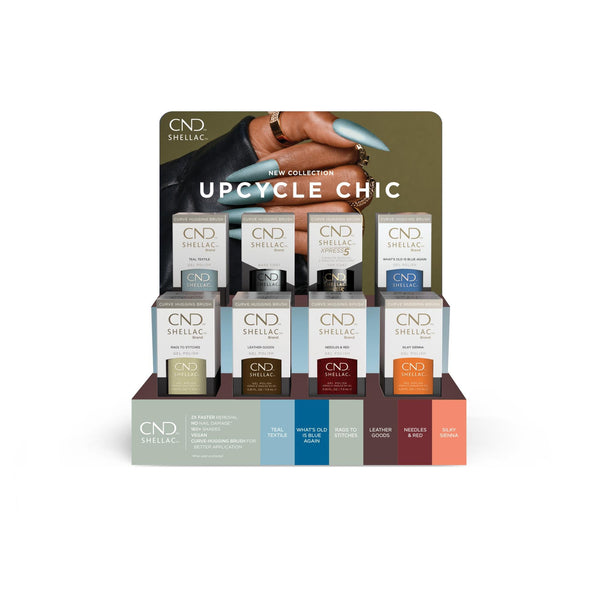 CND Shellac, Upcycle Chic, POP Display, 16 pc – UCo Outlet